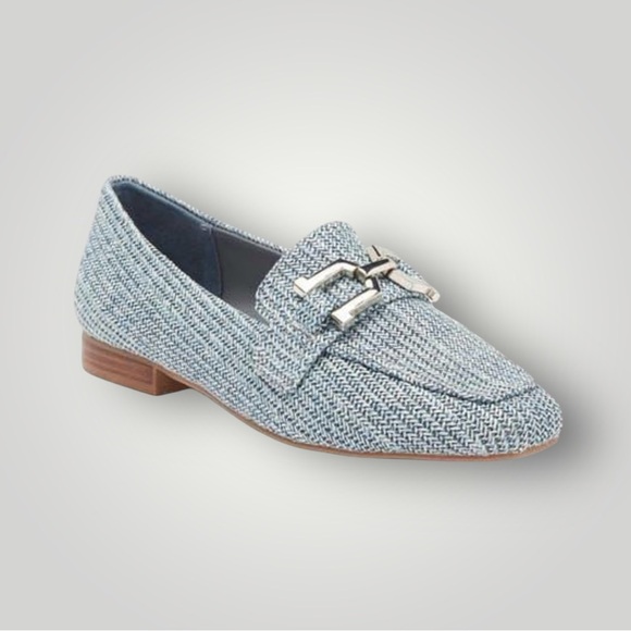 Steve Madden | Shoes | Nwob Steve Madden Ryann Blue Raffia Bit Loafer ...